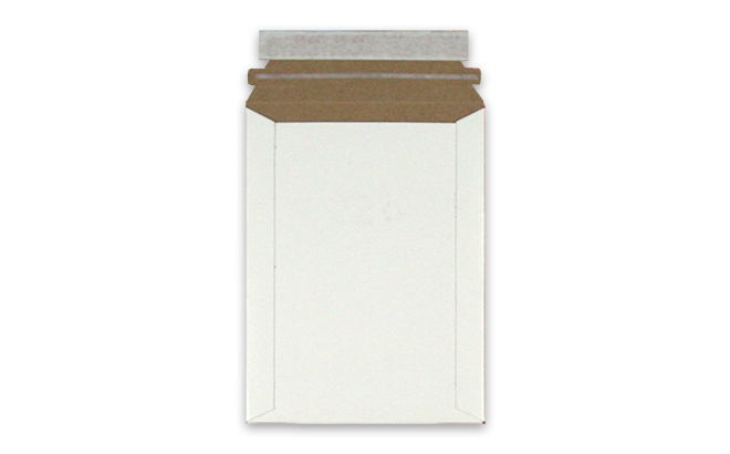 6 x 8 Board Mailers with Peel & Stick, 24pt. White Paperboard ...