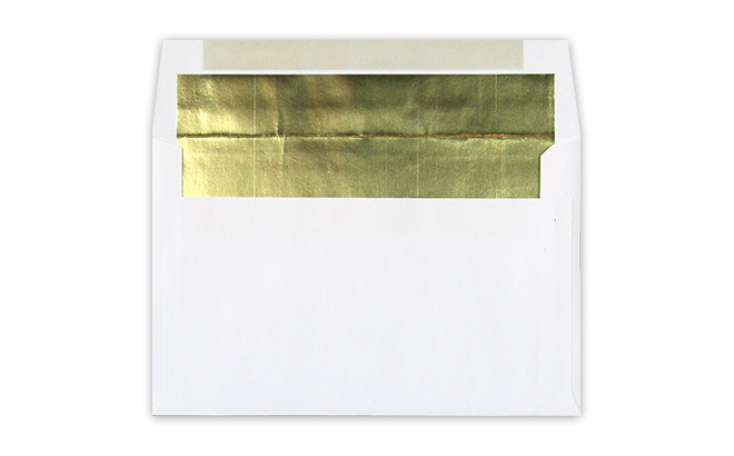 A-9 A-Size Envelopes with Gold Foil Lining, 24lb. Bright White ...