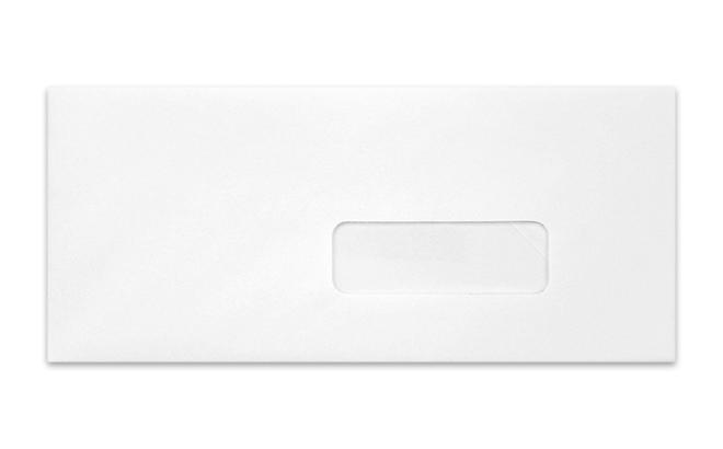 #9 Custom Window Envelopes, 24lb. Bright White, Window Size: 1 x 3 (4 1 ...